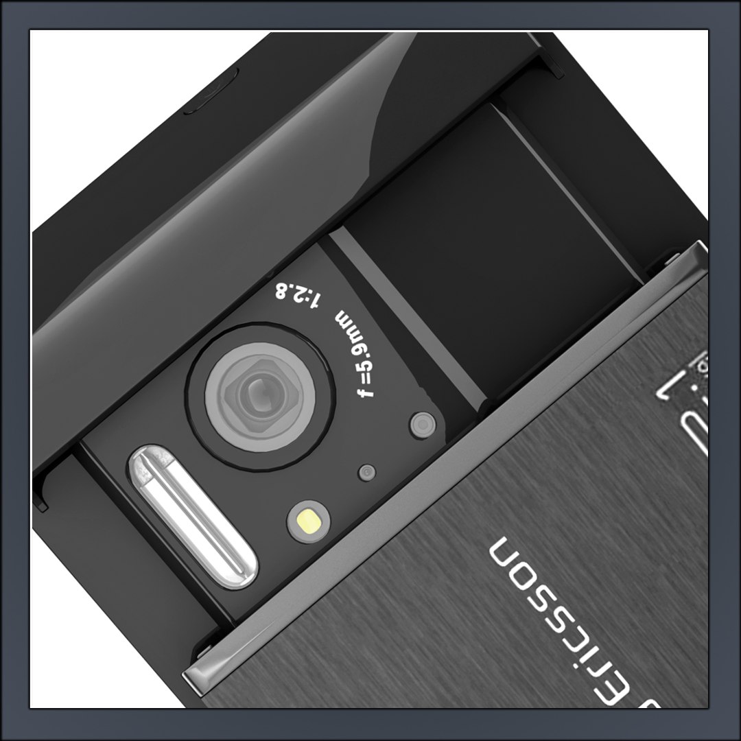 3d Model Of Sony Ericsson Satio