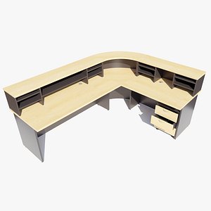 Reception Desk Blender Models for Download | TurboSquid