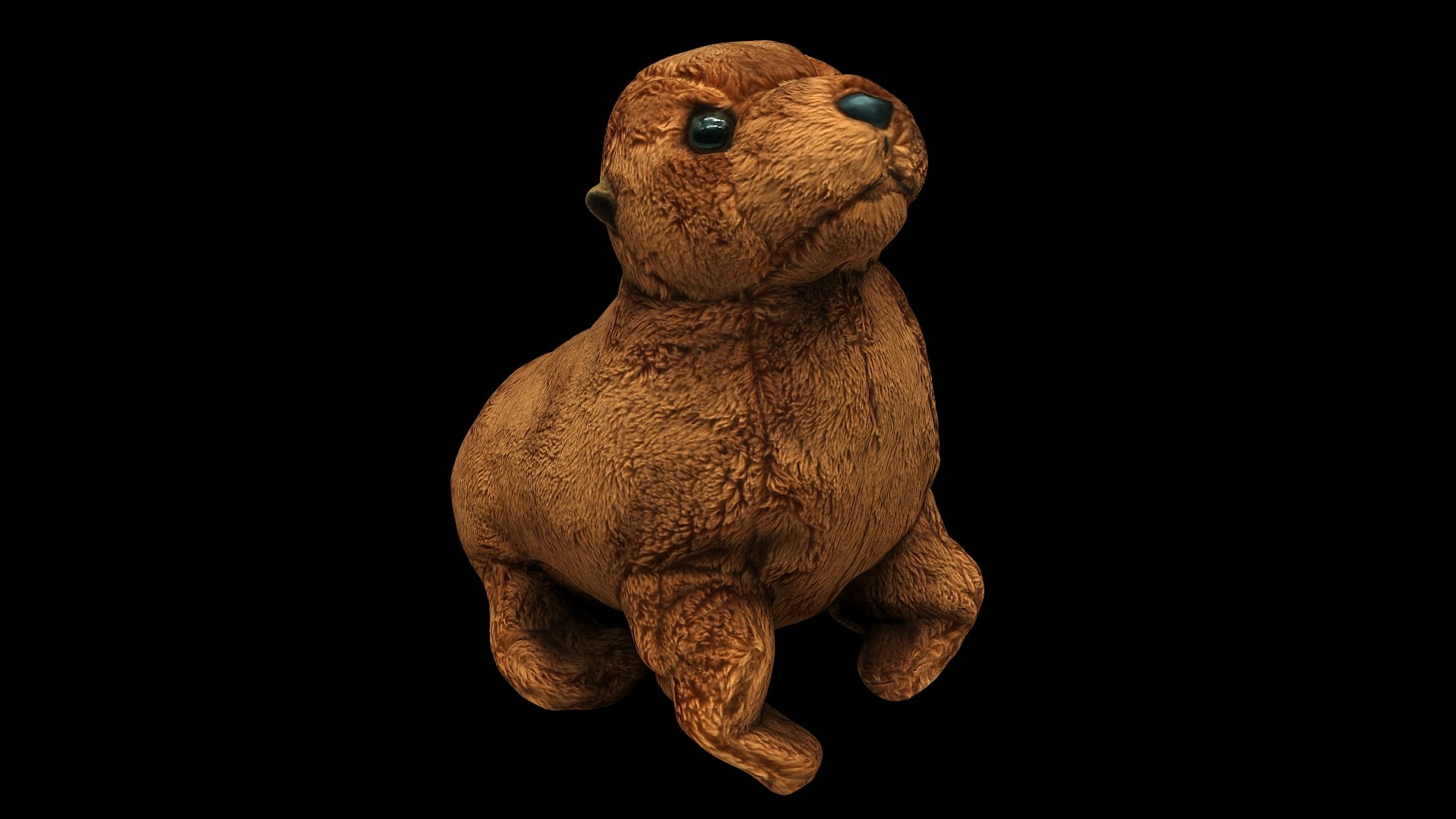 3D Plush Seal Model - TurboSquid 1507893