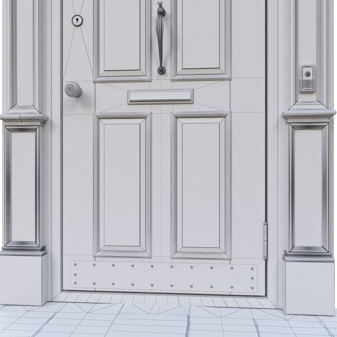 Entrance Door 3D Model - TurboSquid 1327529