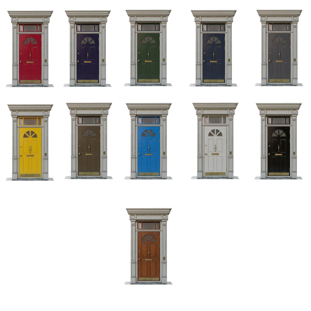 Entrance Door 3D Model - TurboSquid 1327529