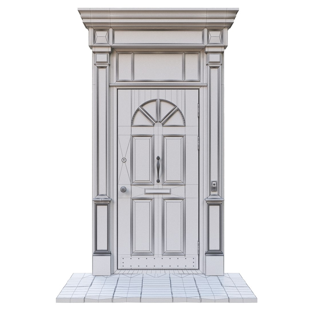 Entrance Door 3D Model - TurboSquid 1327529