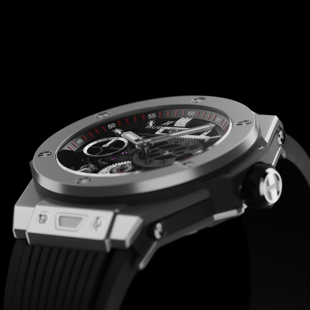 3D HUBLOT MECA-10 Titanium - TurboSquid 2081958