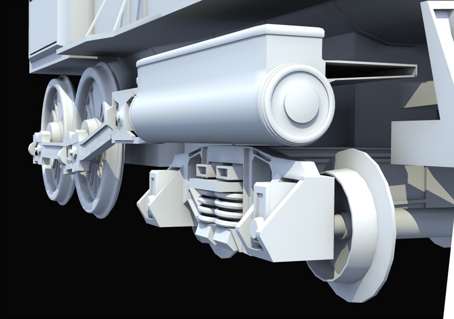 Train Engine 3d Model