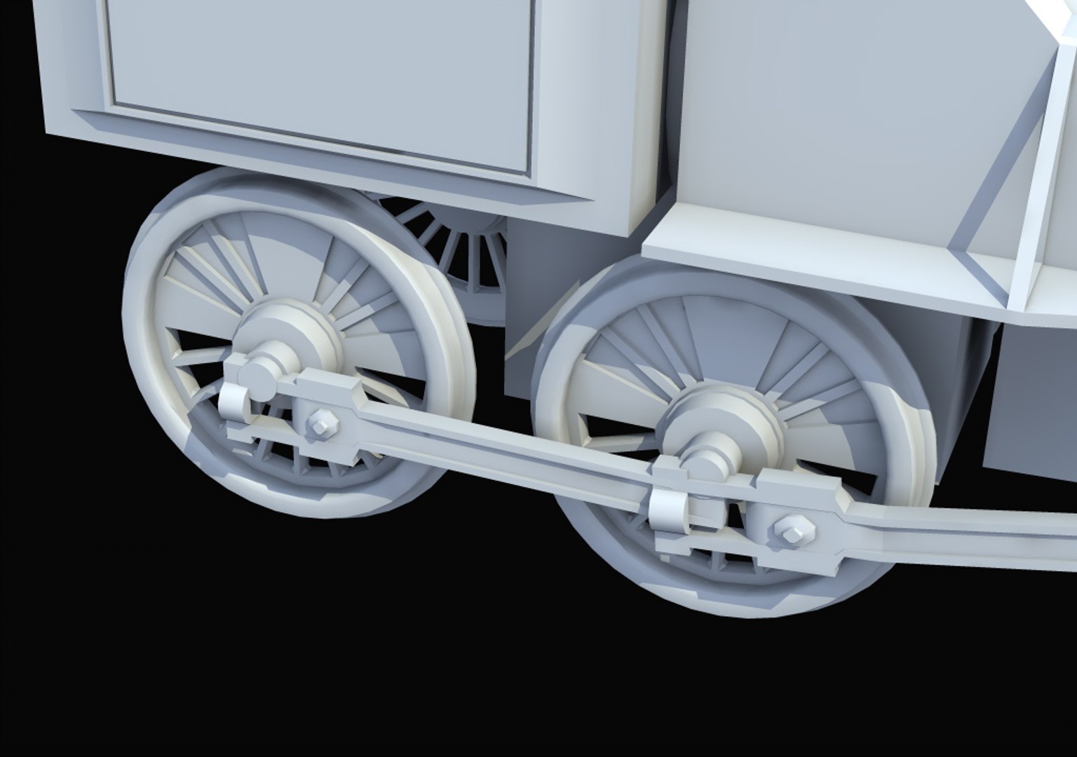Train Engine 3d Model