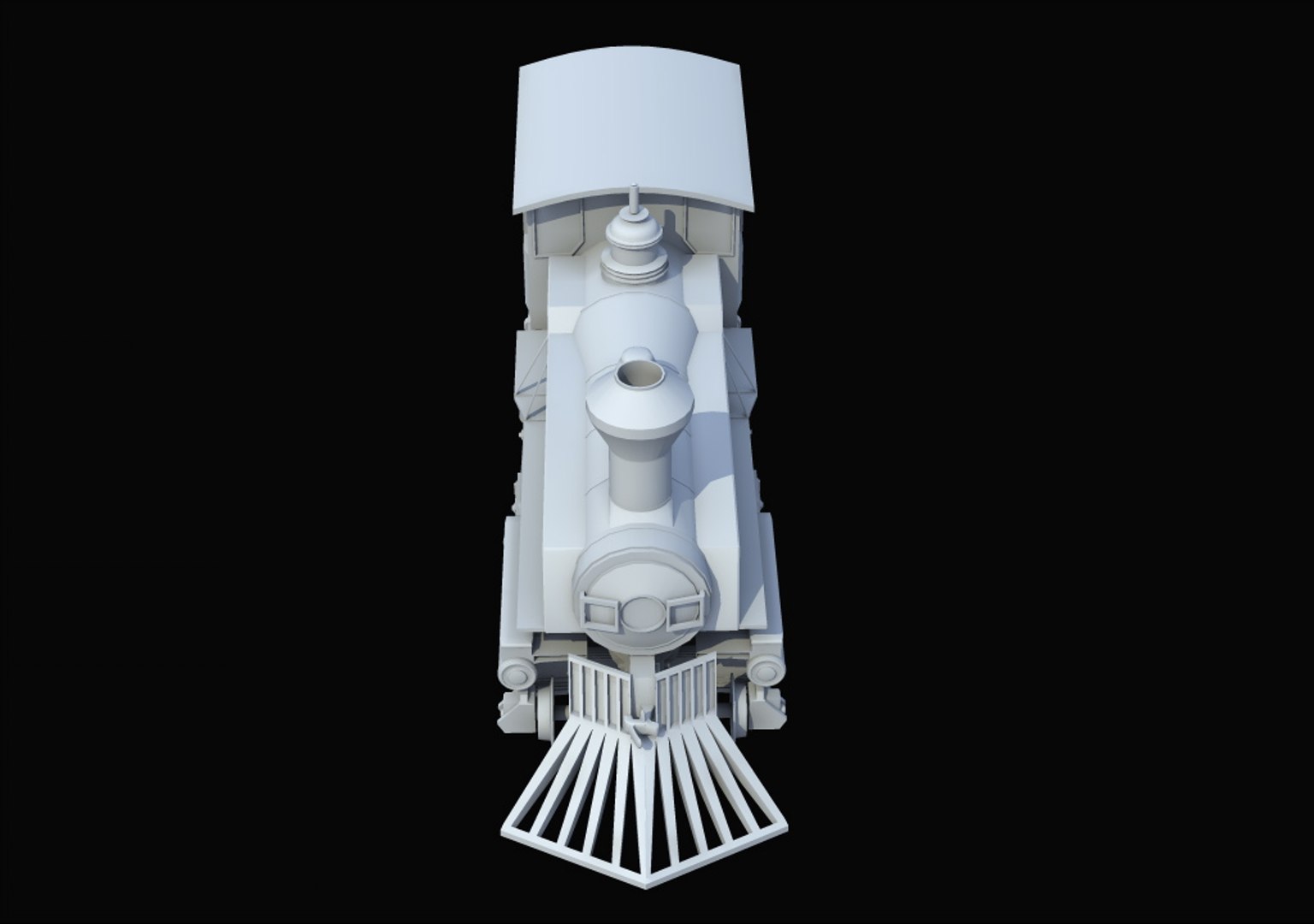 Train Engine 3d Model