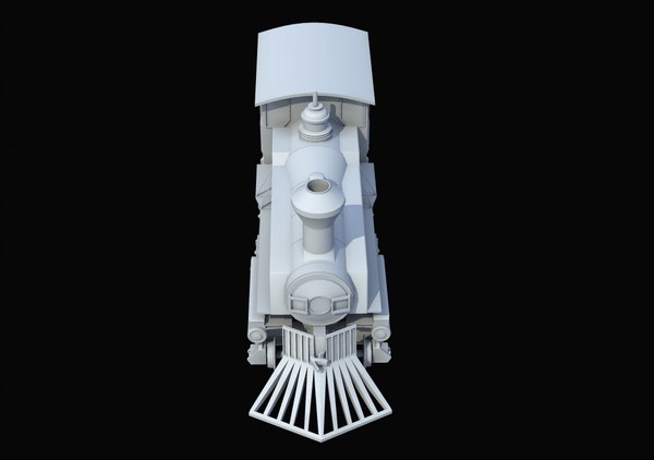 train engine 3d model