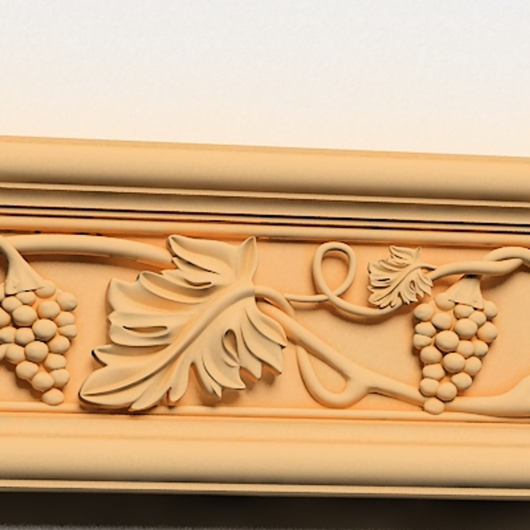 3dsmax Frieze Decor Wall