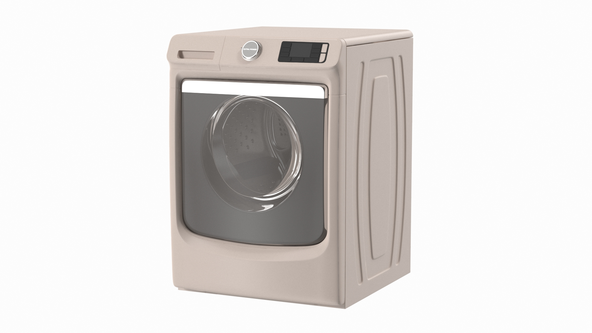 3D Washing Machine Beige Model - TurboSquid 2062941