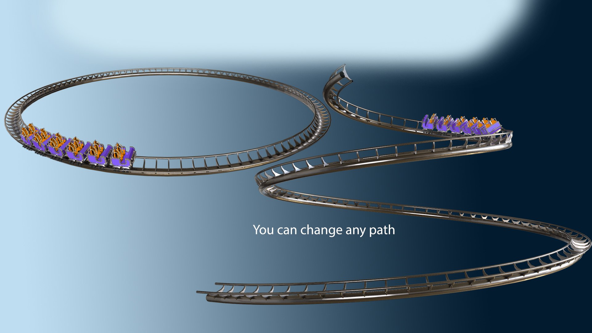 3D Model Roller Coaster Train Animation - TurboSquid 1618241