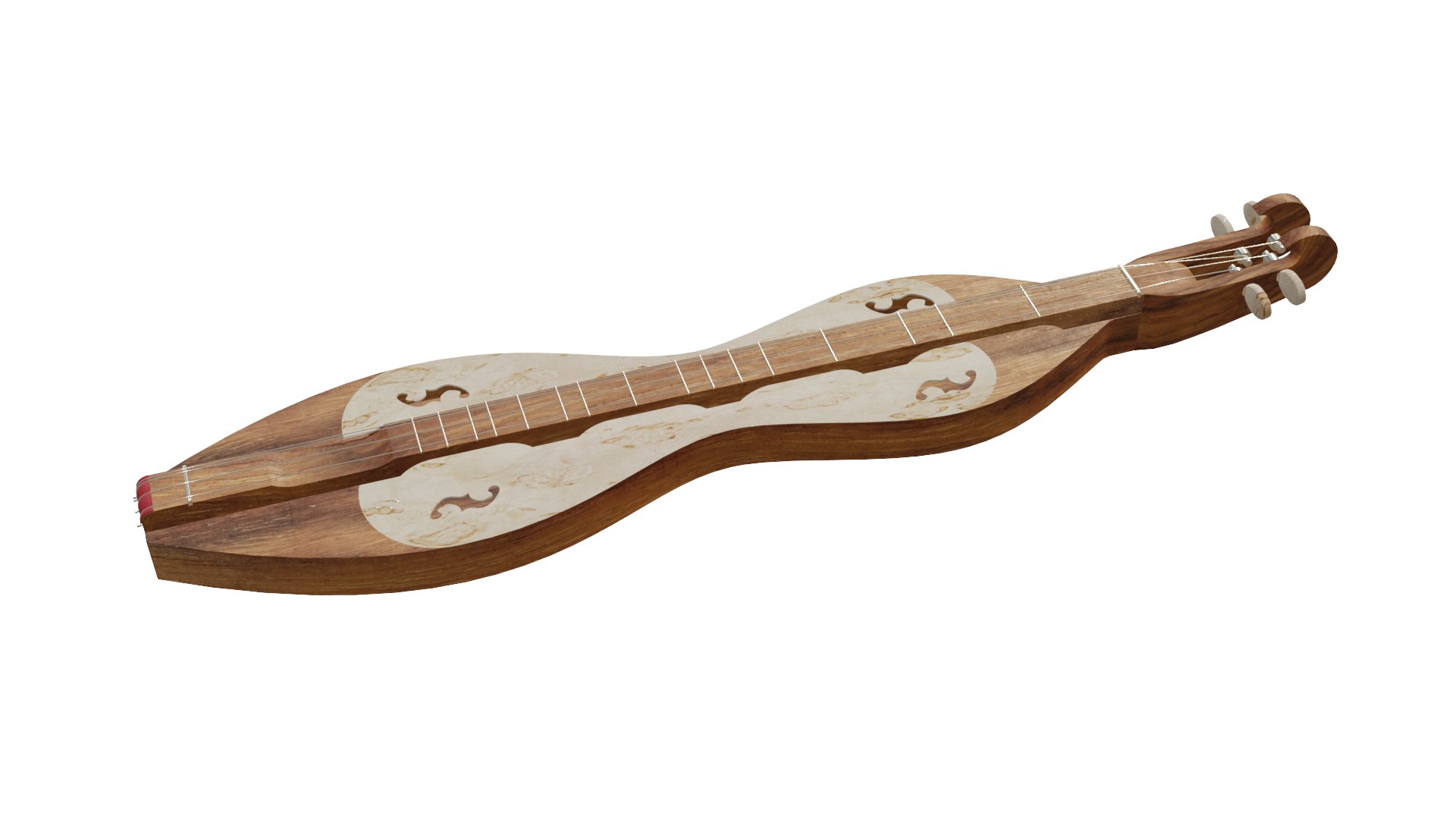 Dulcimer Medieval Musical Instrument 3D Model - TurboSquid 1954818