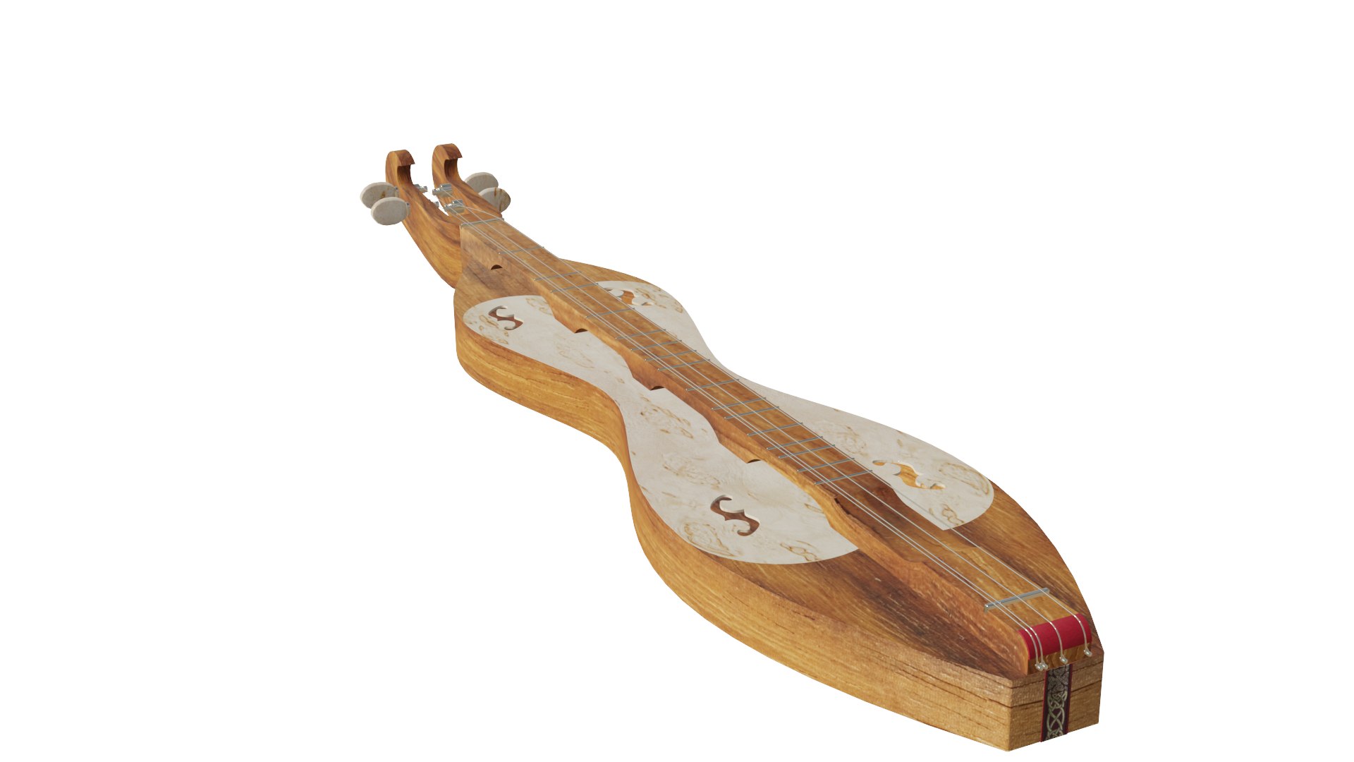 Dulcimer Medieval Musical Instrument 3D Model - TurboSquid 1954818