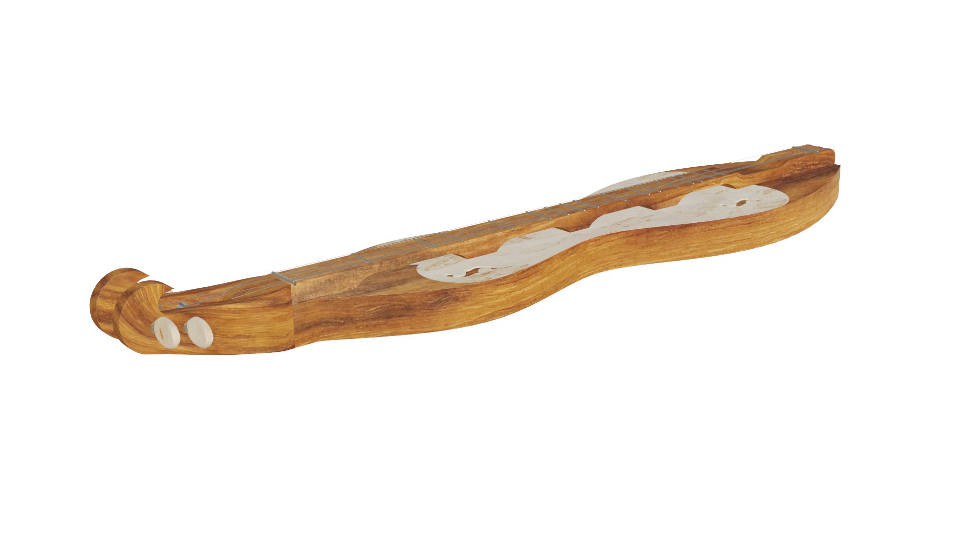 Dulcimer Medieval Musical Instrument 3D Model - TurboSquid 1954818