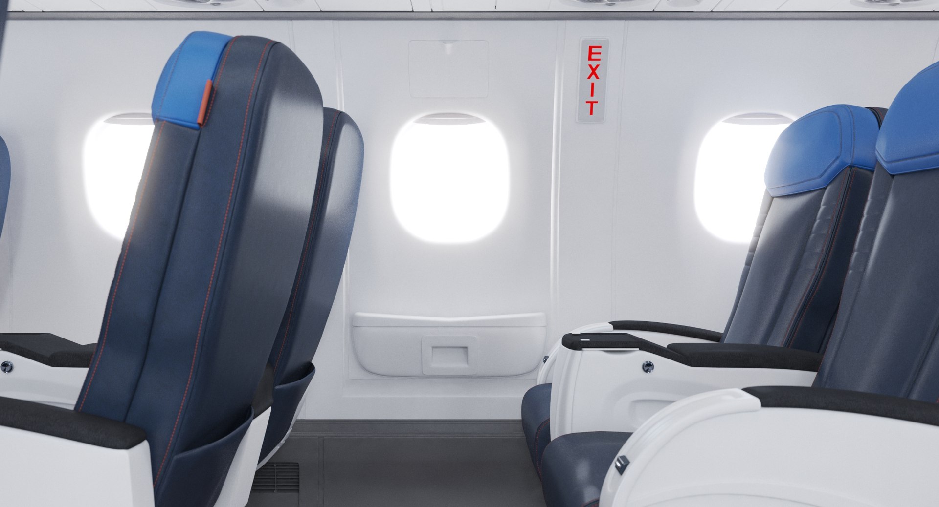 3D Embraer E195 Interior Business Cabin Model - TurboSquid 1791502