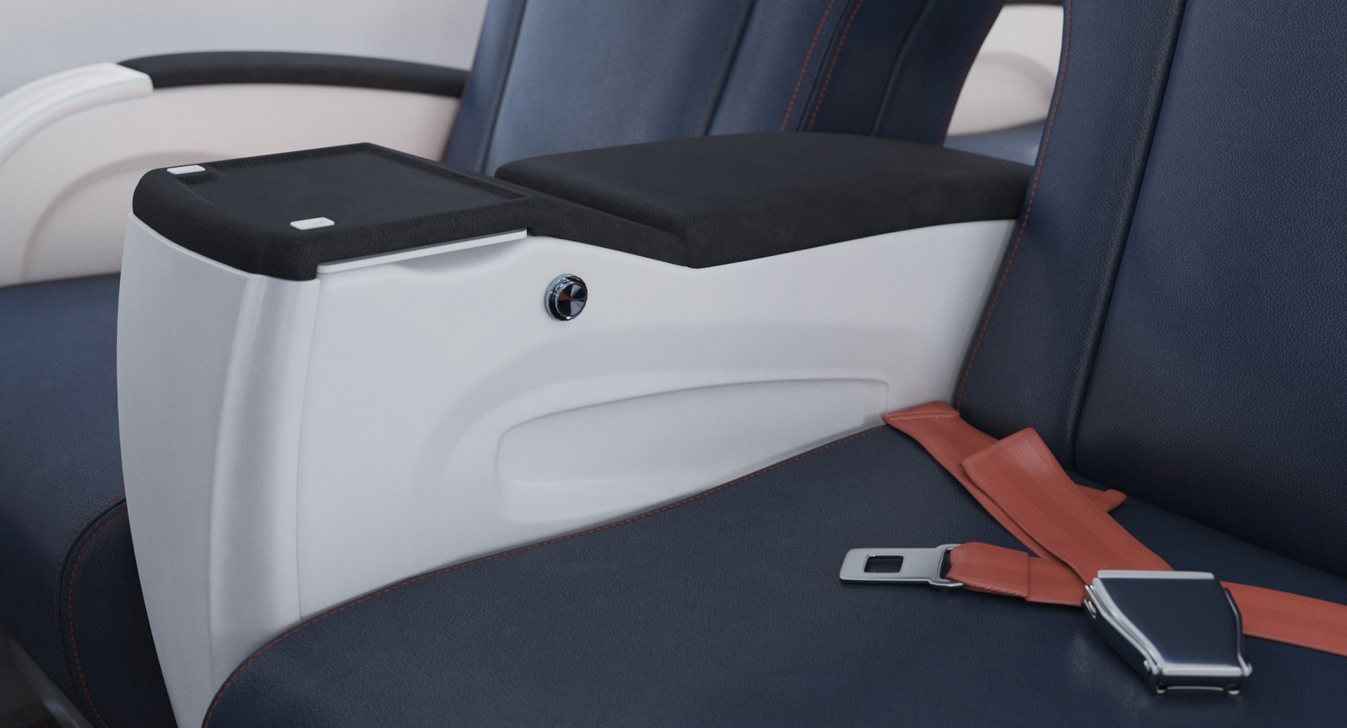 3D Embraer E195 Interior Business Cabin Model - TurboSquid 1791502