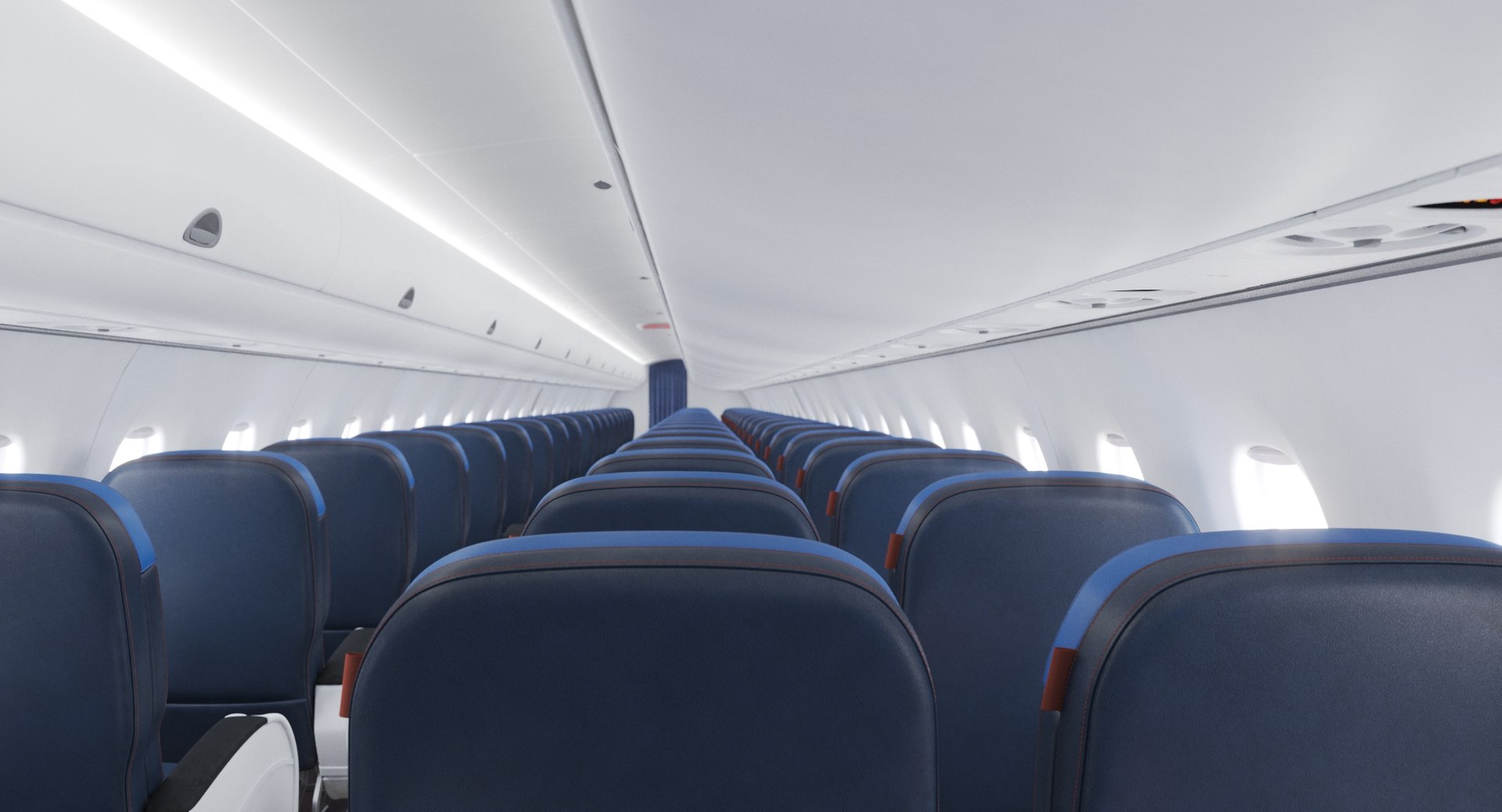 3D Embraer E195 Interior Business Cabin Model - TurboSquid 1791502