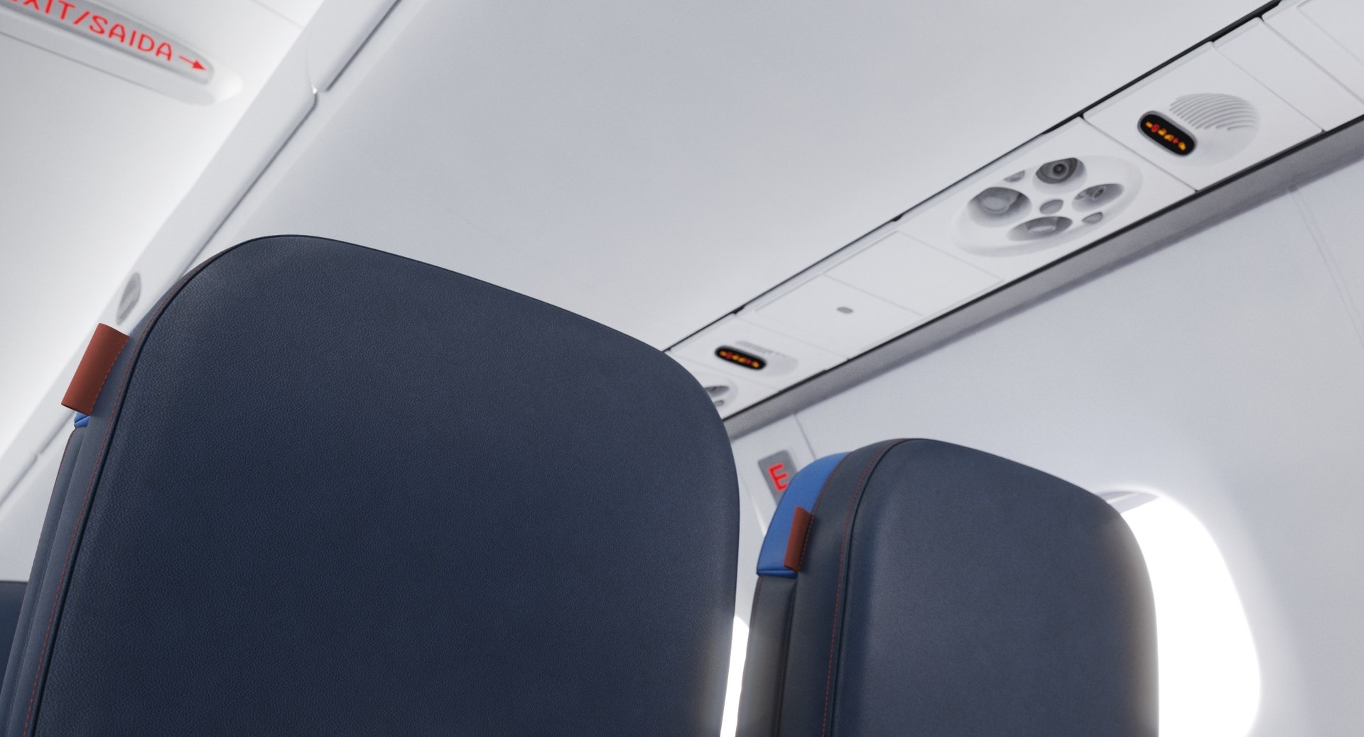 3D Embraer E195 Interior Business Cabin Model - TurboSquid 1791502