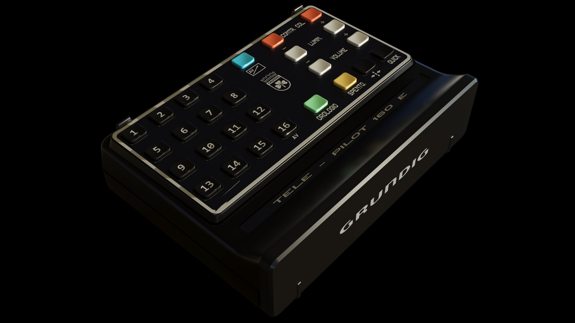 Grundig SuperColor 8642 Vintage TV Model - TurboSquid 1833697