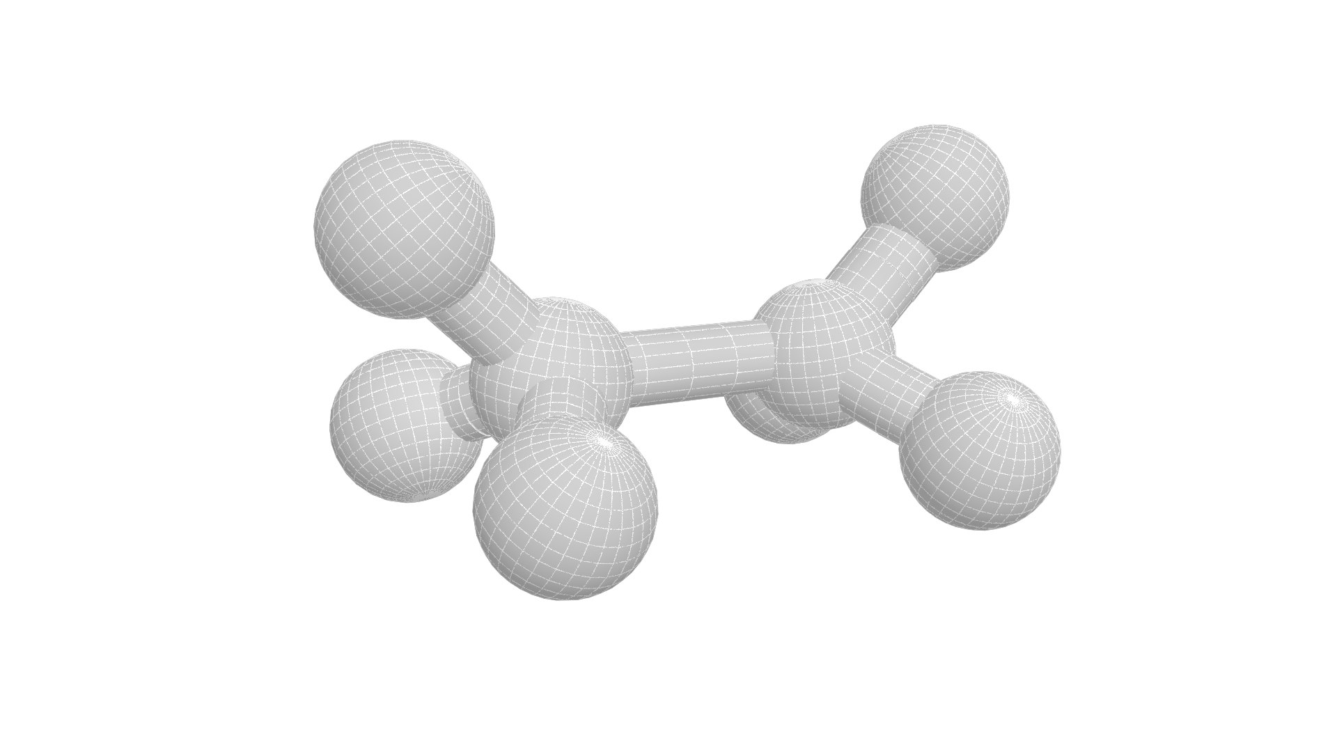 C2h6 Ethane 3D Model - TurboSquid 1424040