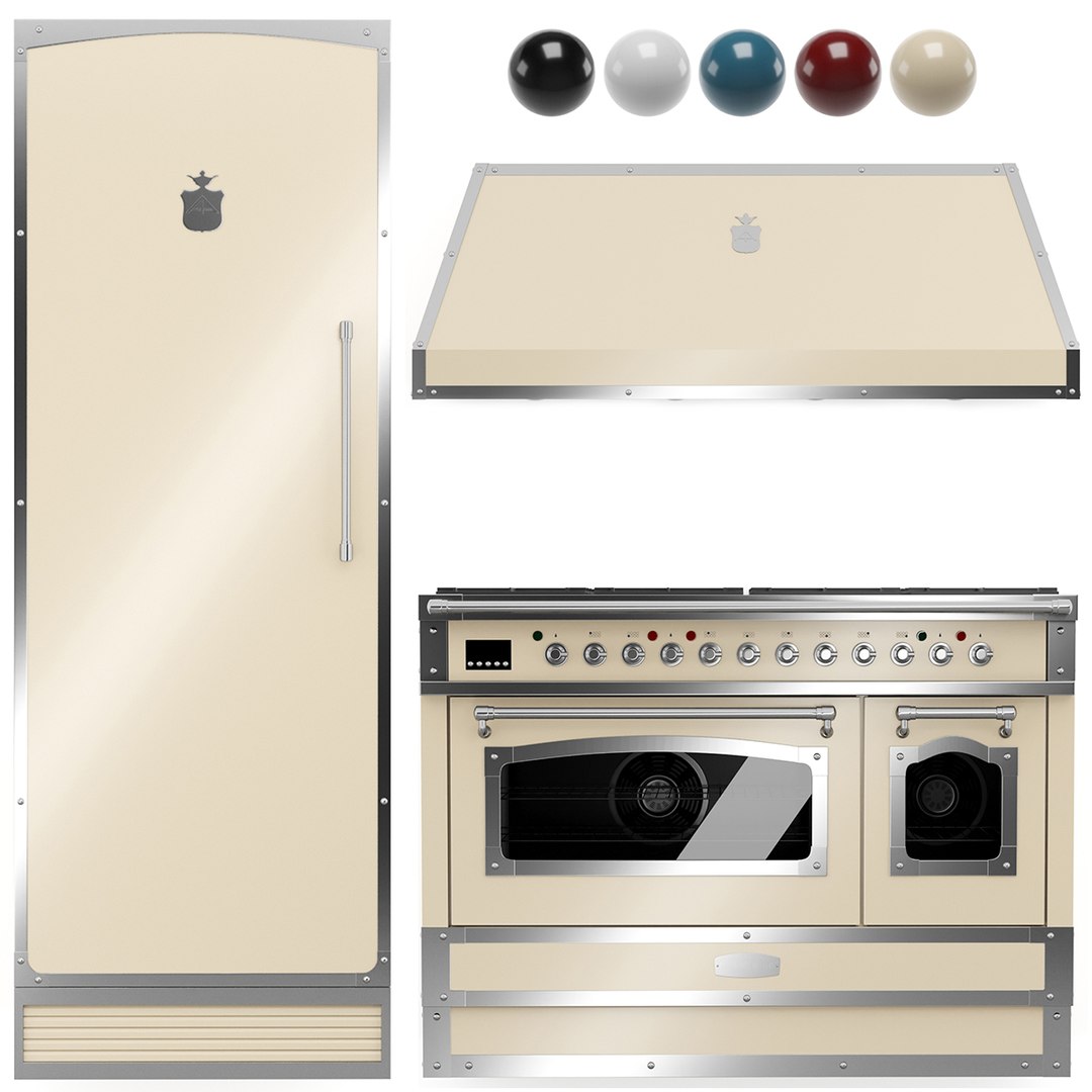 OFFICINE GULLO Kitchen Appliances 3D - TurboSquid 2037873