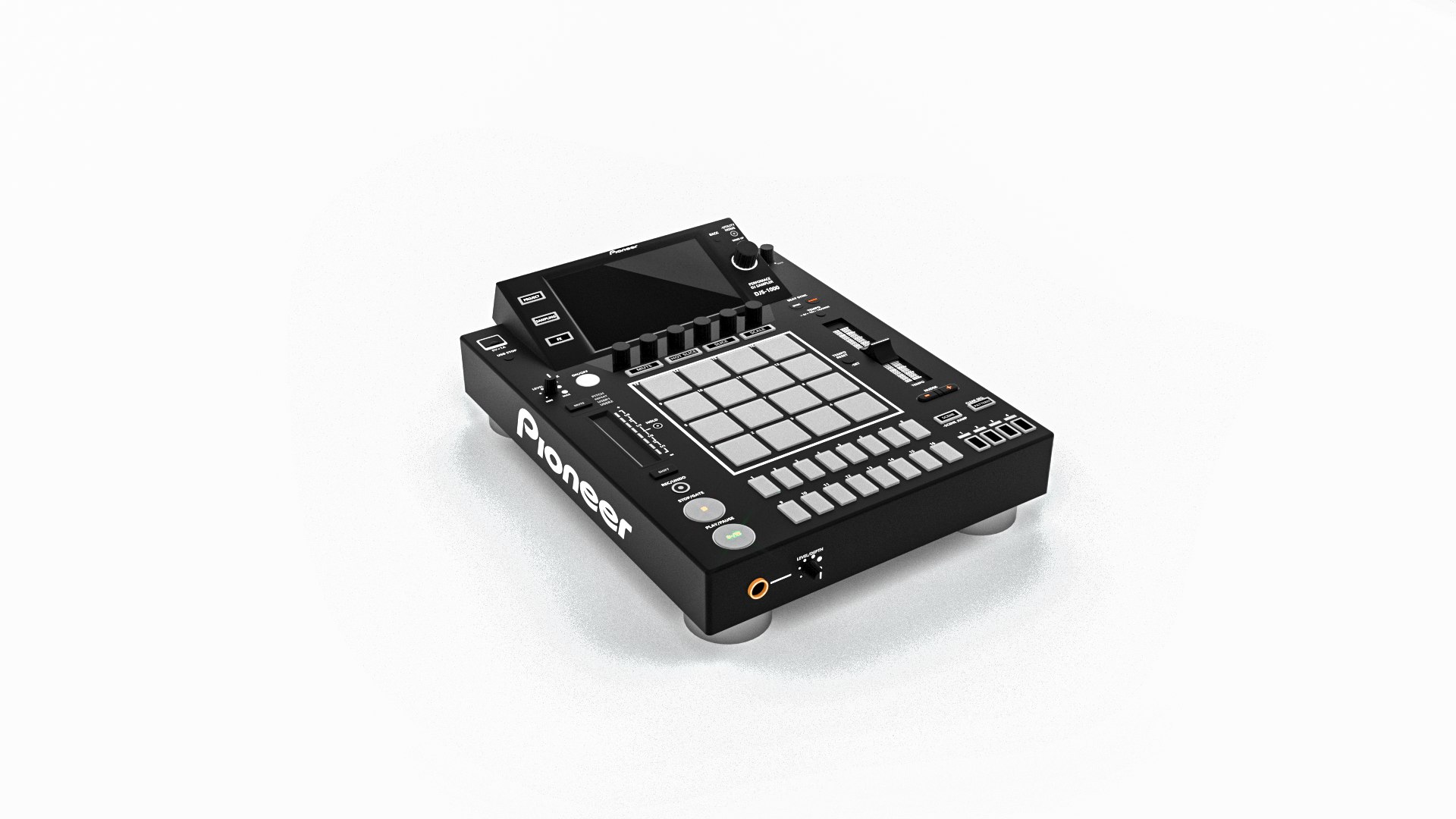 3D Pioneer Dj Sampler Model - TurboSquid 1353154