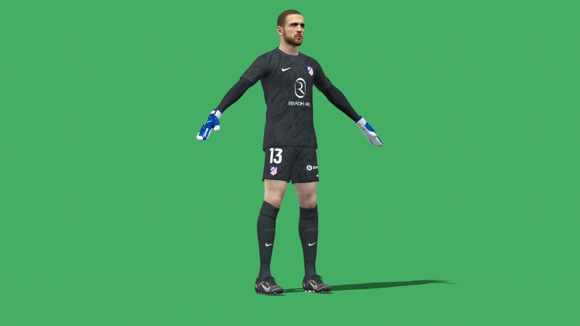 3D Model 3D Rigged Jan Oblak Atletico Madrid 2025 - TurboSquid 2382041