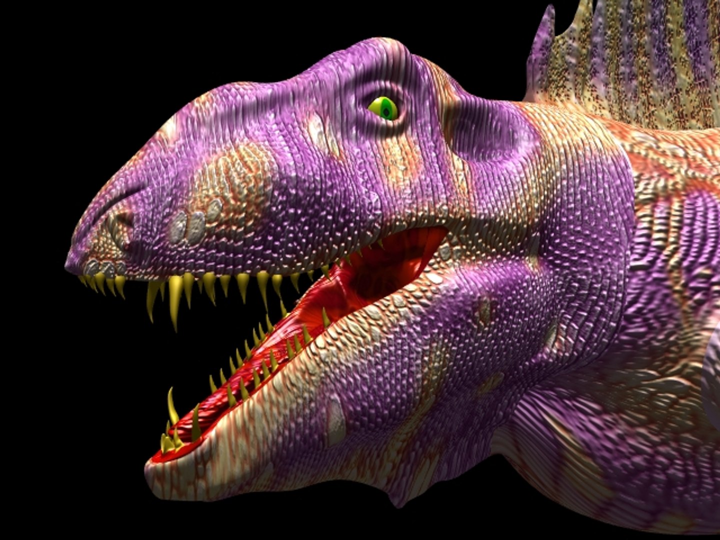 3d Dimetrodon Pelycosaur