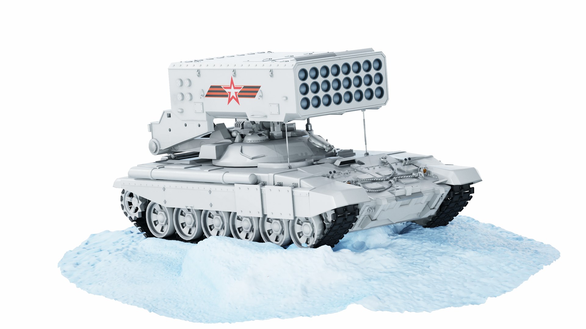 3D model TOS-1A Solntsepyok - TurboSquid 1892412