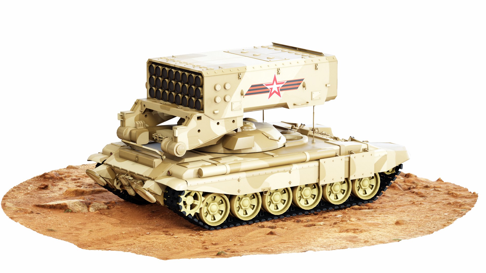 3D model TOS-1A Solntsepyok - TurboSquid 1892412