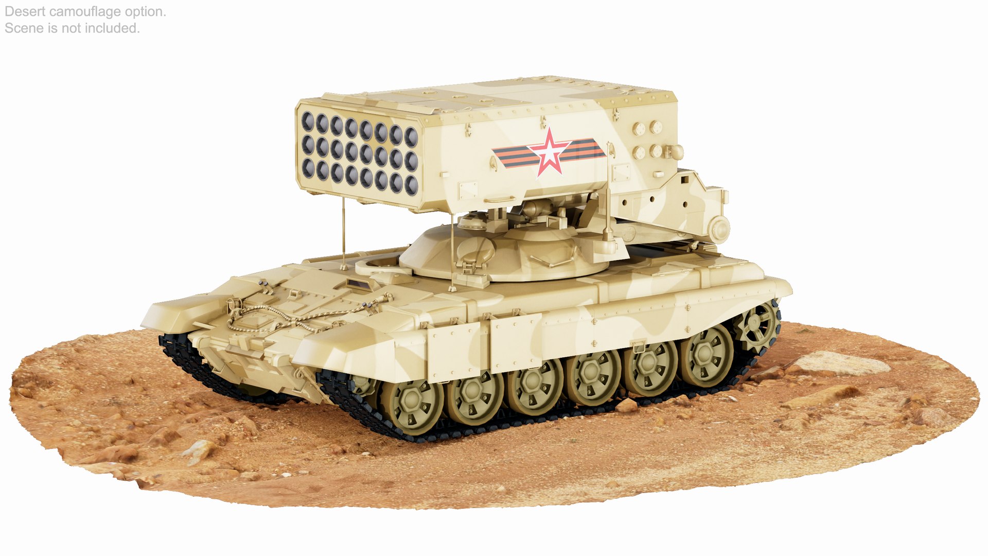 3D model TOS-1A Solntsepyok - TurboSquid 1892412