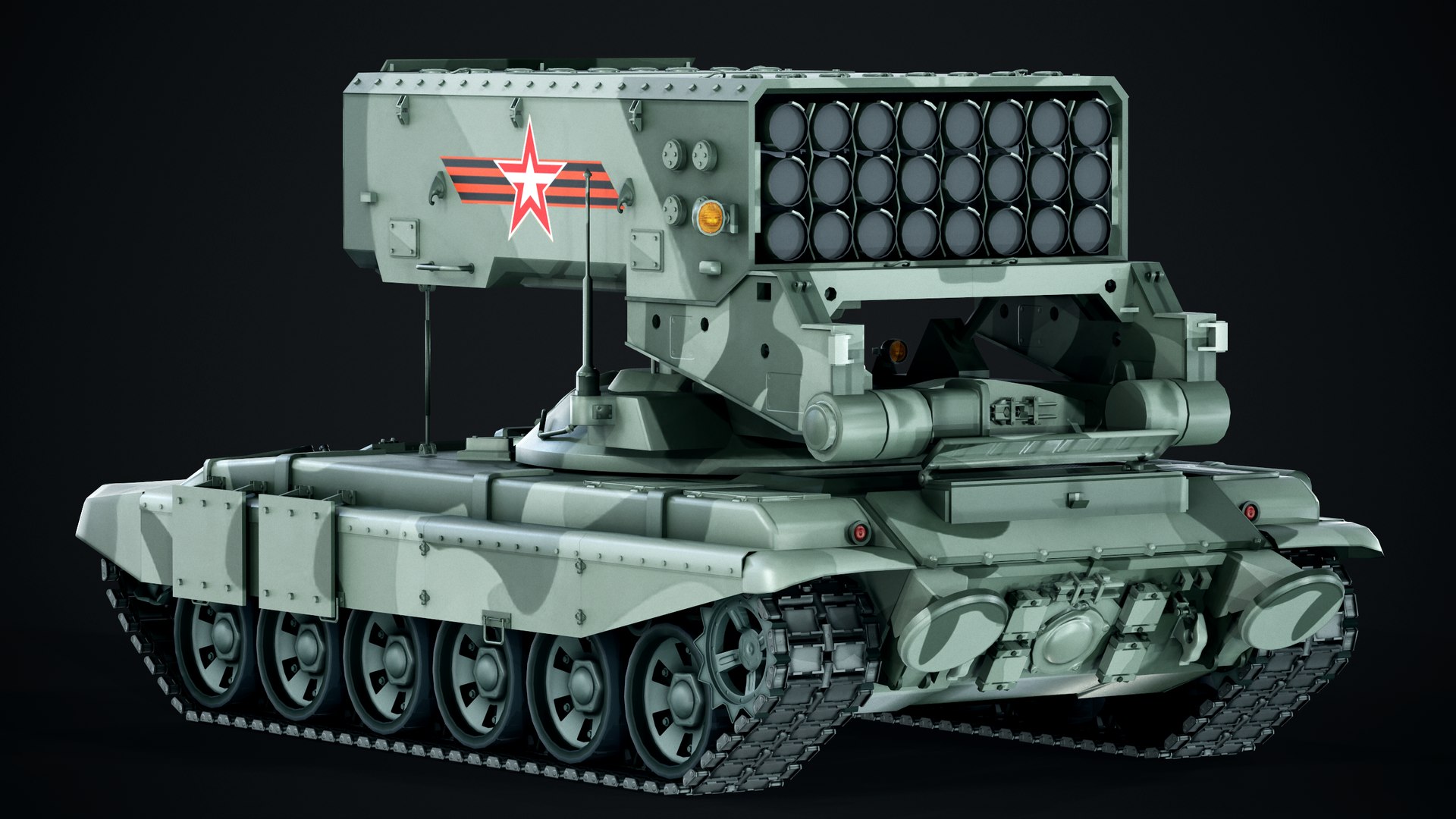 3D Model TOS-1A Solntsepyok - TurboSquid 1892412