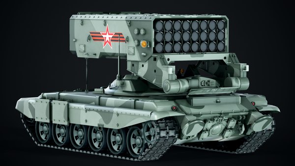 3D модель TOS-1A Solntsepyok - TurboSquid 1892412