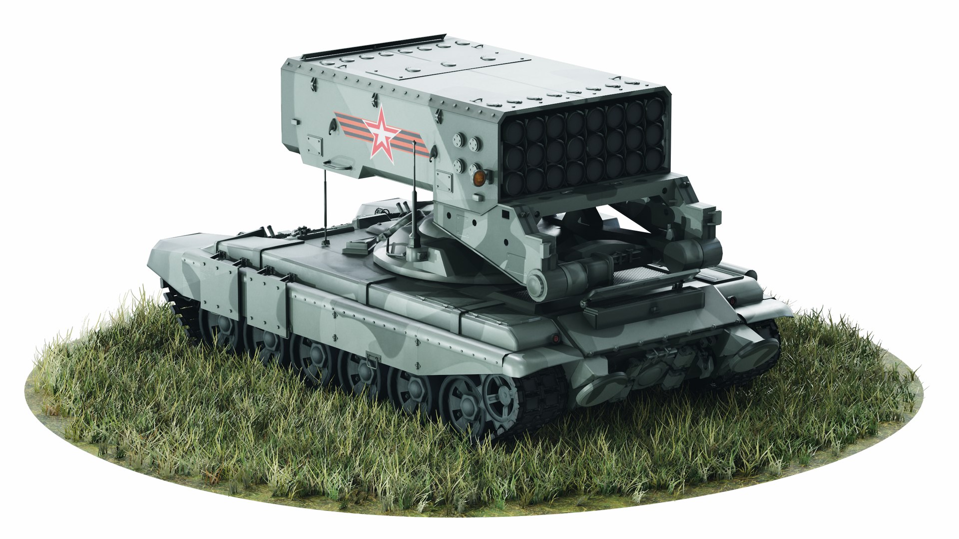 3D Model TOS-1A Solntsepyok - TurboSquid 1892412