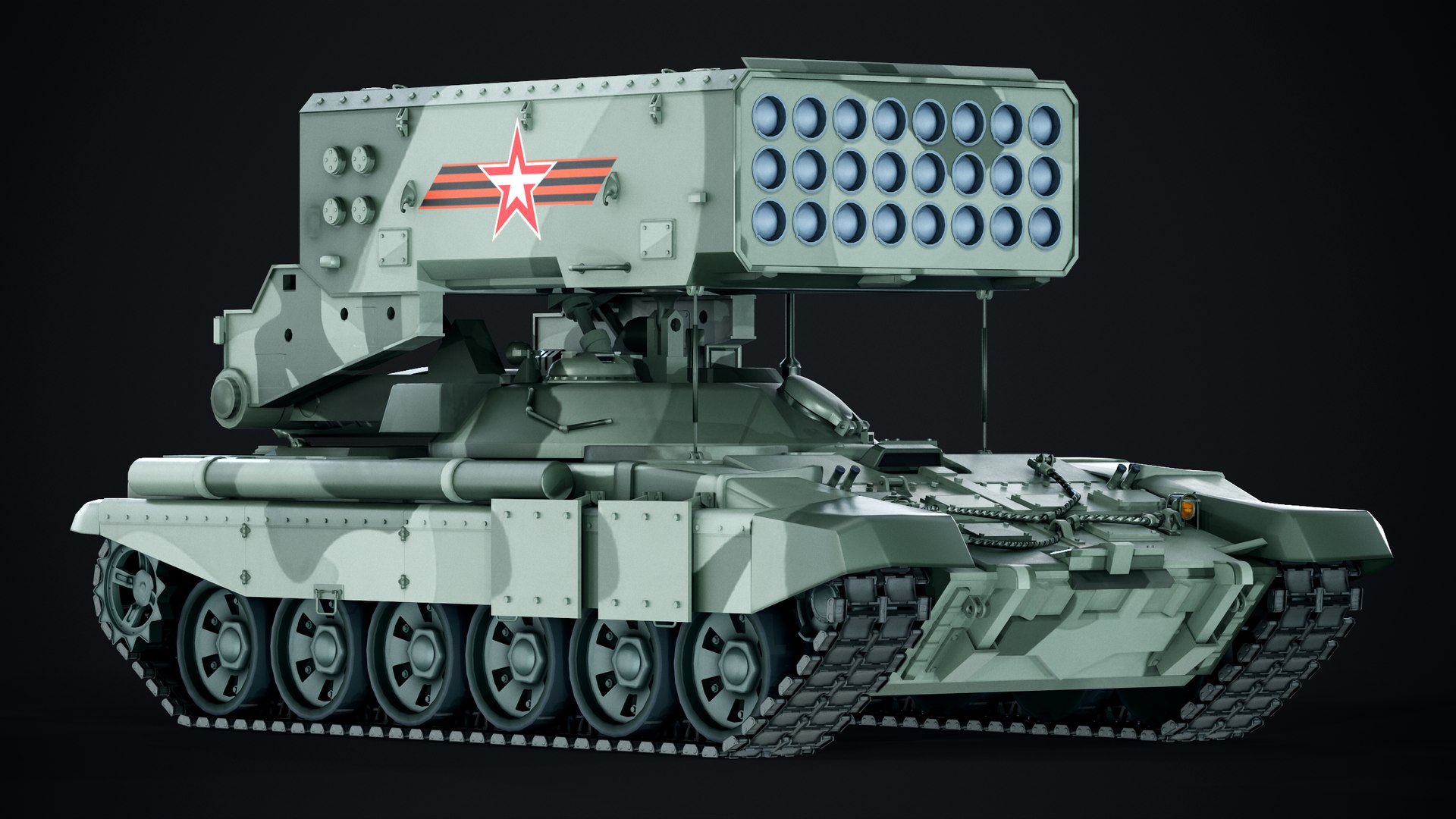 3D Model TOS-1A Solntsepyok - TurboSquid 1892412
