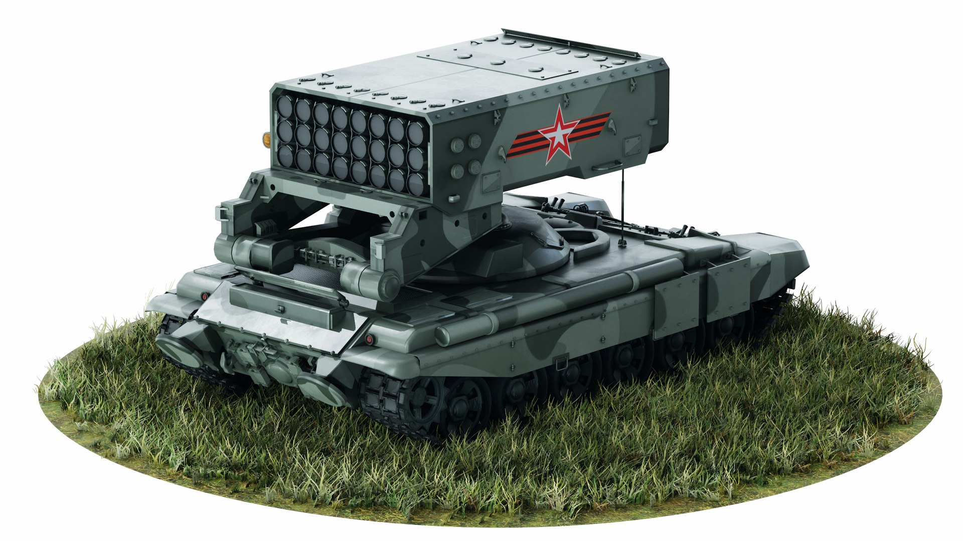 3D model TOS-1A Solntsepyok - TurboSquid 1892412