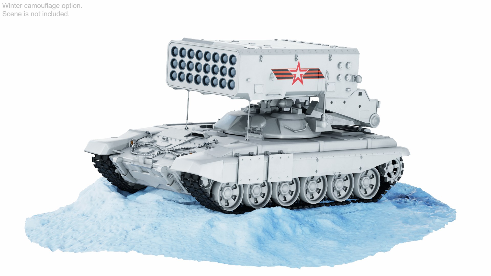 3D model TOS-1A Solntsepyok - TurboSquid 1892412