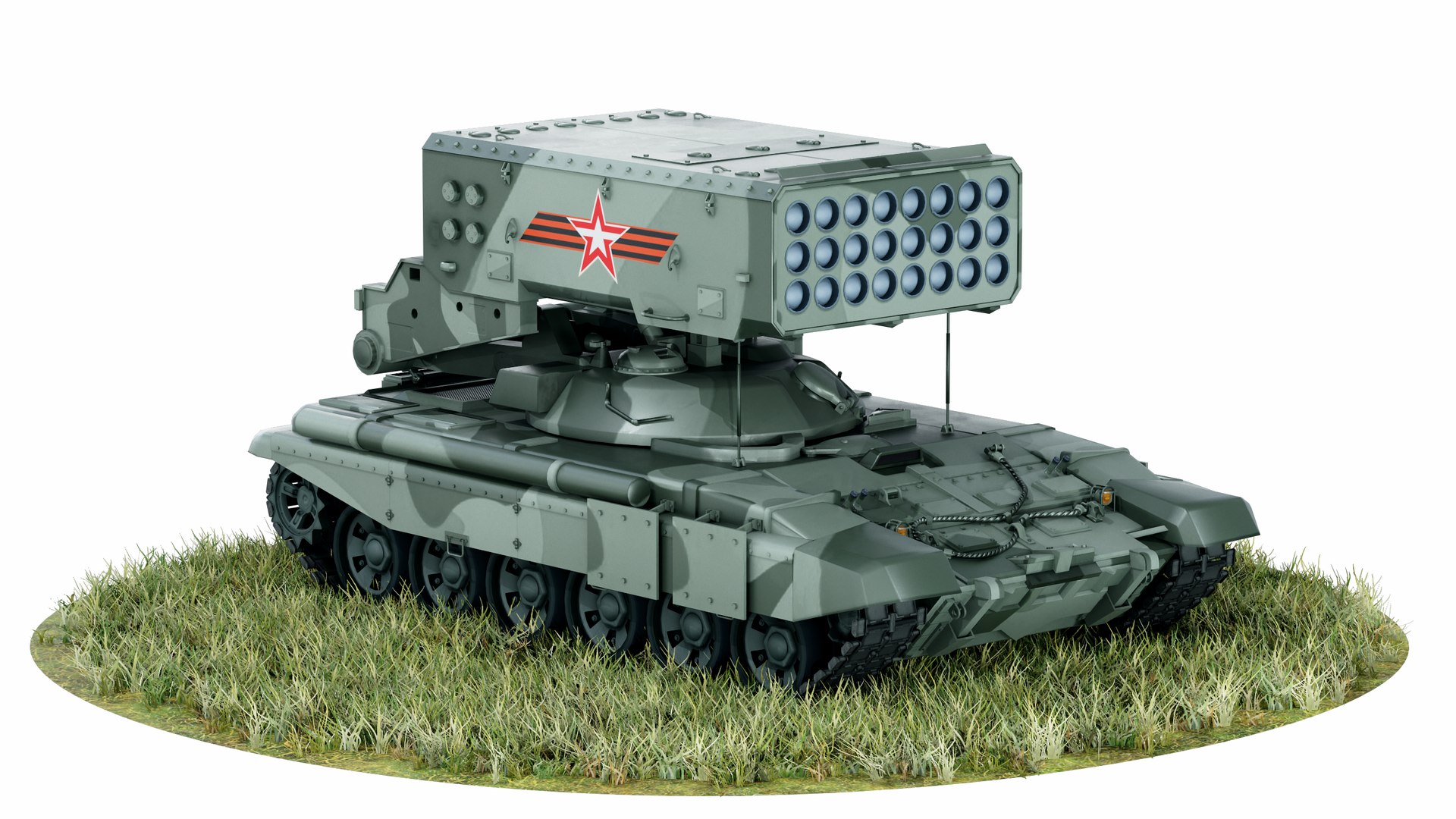 3D model TOS-1A Solntsepyok - TurboSquid 1892412