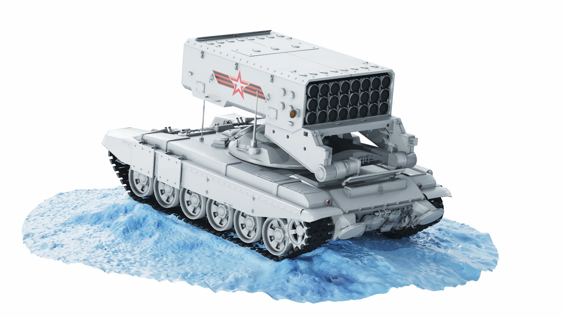 3D model TOS-1A Solntsepyok - TurboSquid 1892412