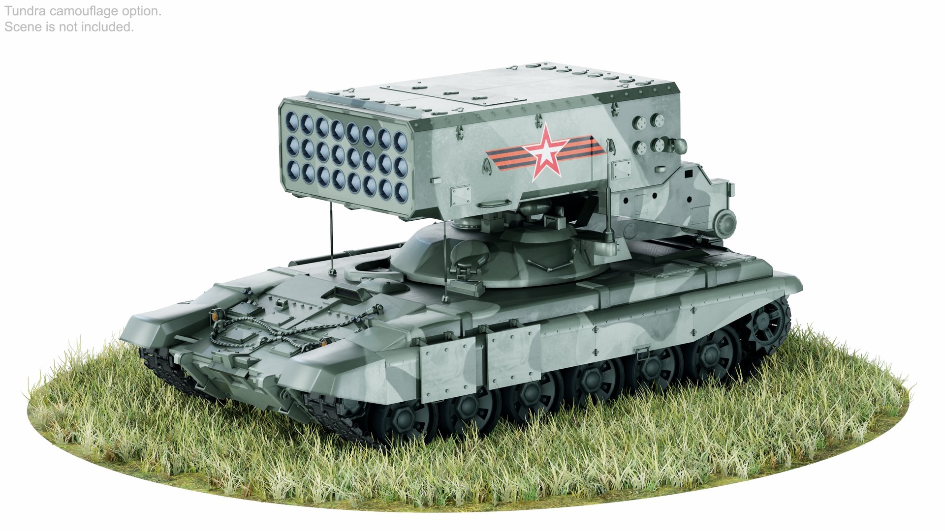 3D Model TOS-1A Solntsepyok - TurboSquid 1892412