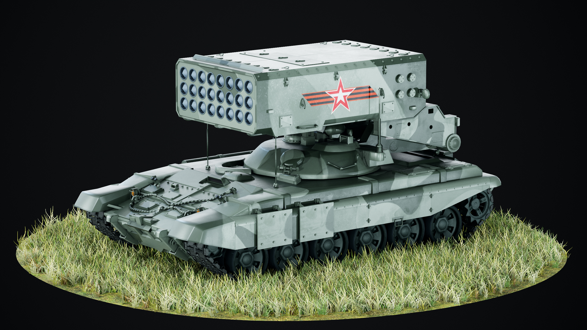3D Model TOS-1A Solntsepyok - TurboSquid 1892412
