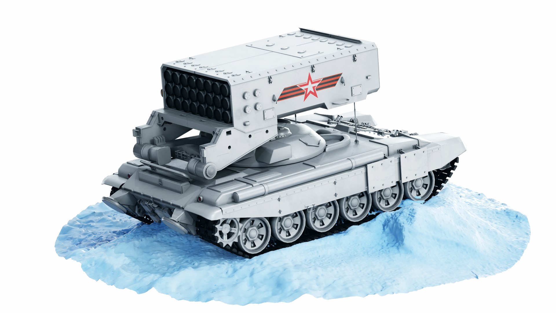 3D model TOS-1A Solntsepyok - TurboSquid 1892412