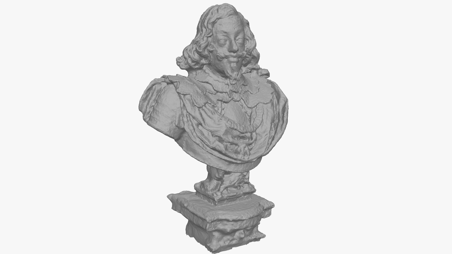 Statue Bust Fancy Lord 3D - TurboSquid 2266836