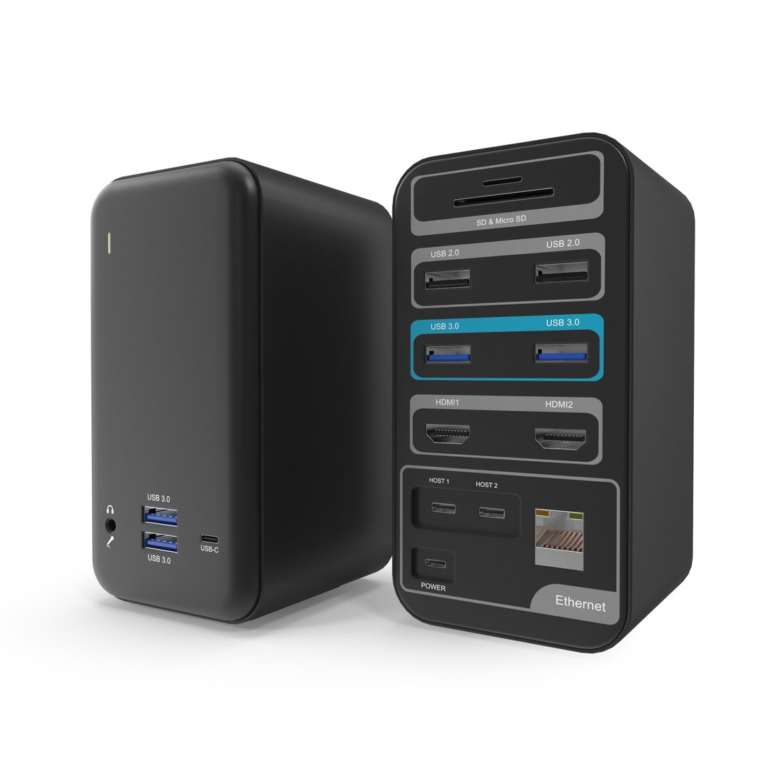 3D Model USb Docking Station - TurboSquid 1799182