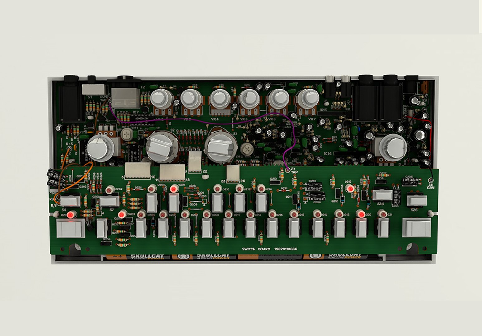 Tb-303 Rigged 3d Model