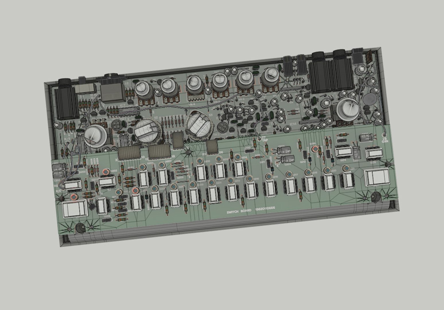 Tb-303 Rigged 3d Model