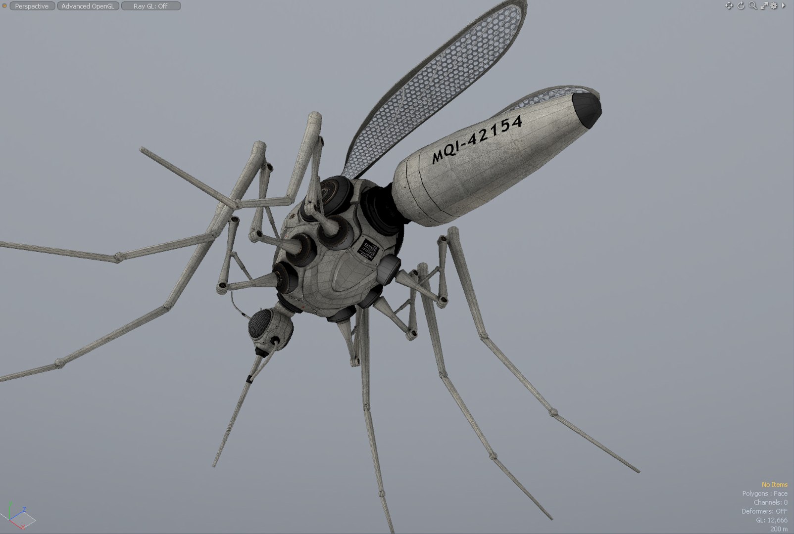 3d Robotic Mosquito Model