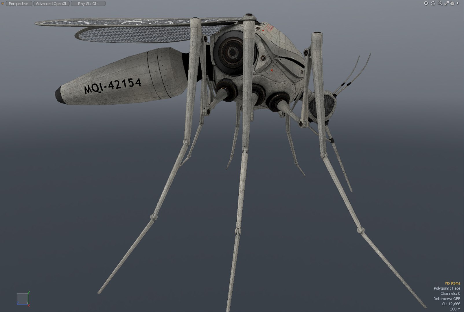 3d Robotic Mosquito Model