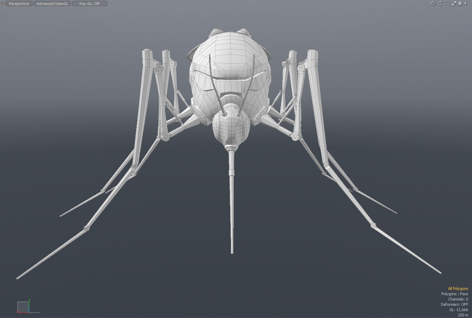 3d Robotic Mosquito Model