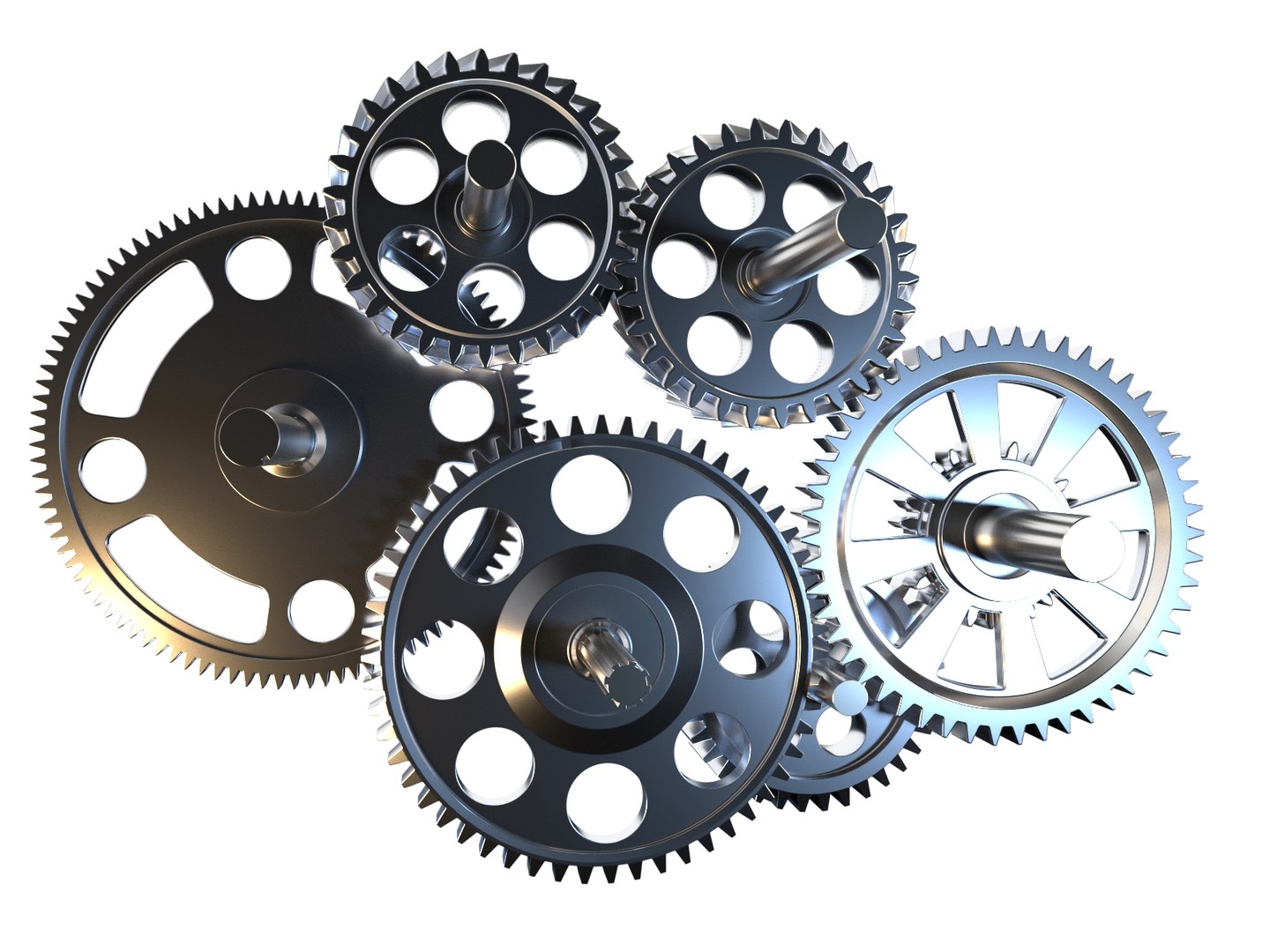 3D Gear Mechanism V3 - TurboSquid 1452179