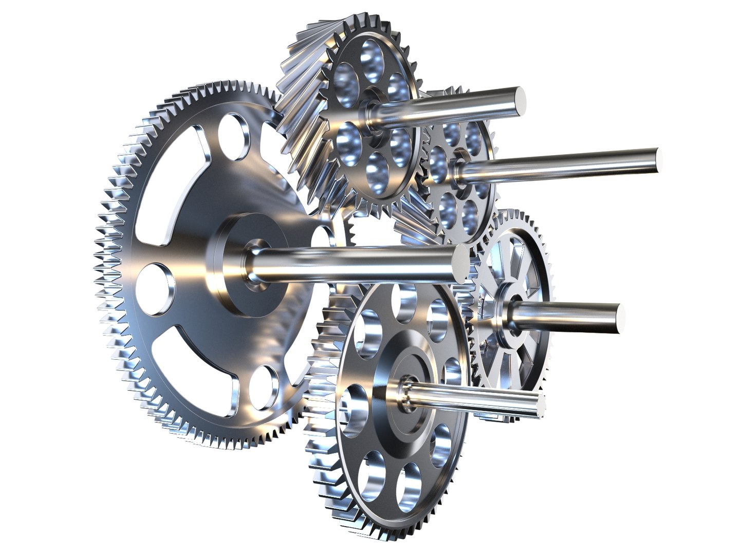 3D Gear Mechanism V3 - TurboSquid 1452179